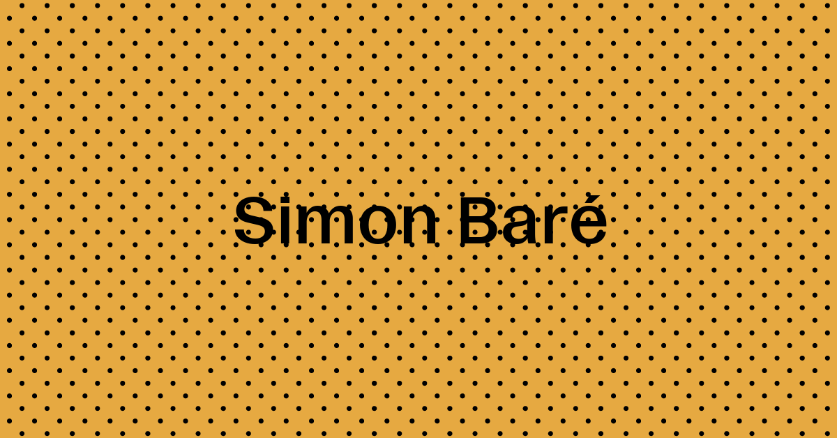 Simon Baré | SCA New Contemporaries 2024